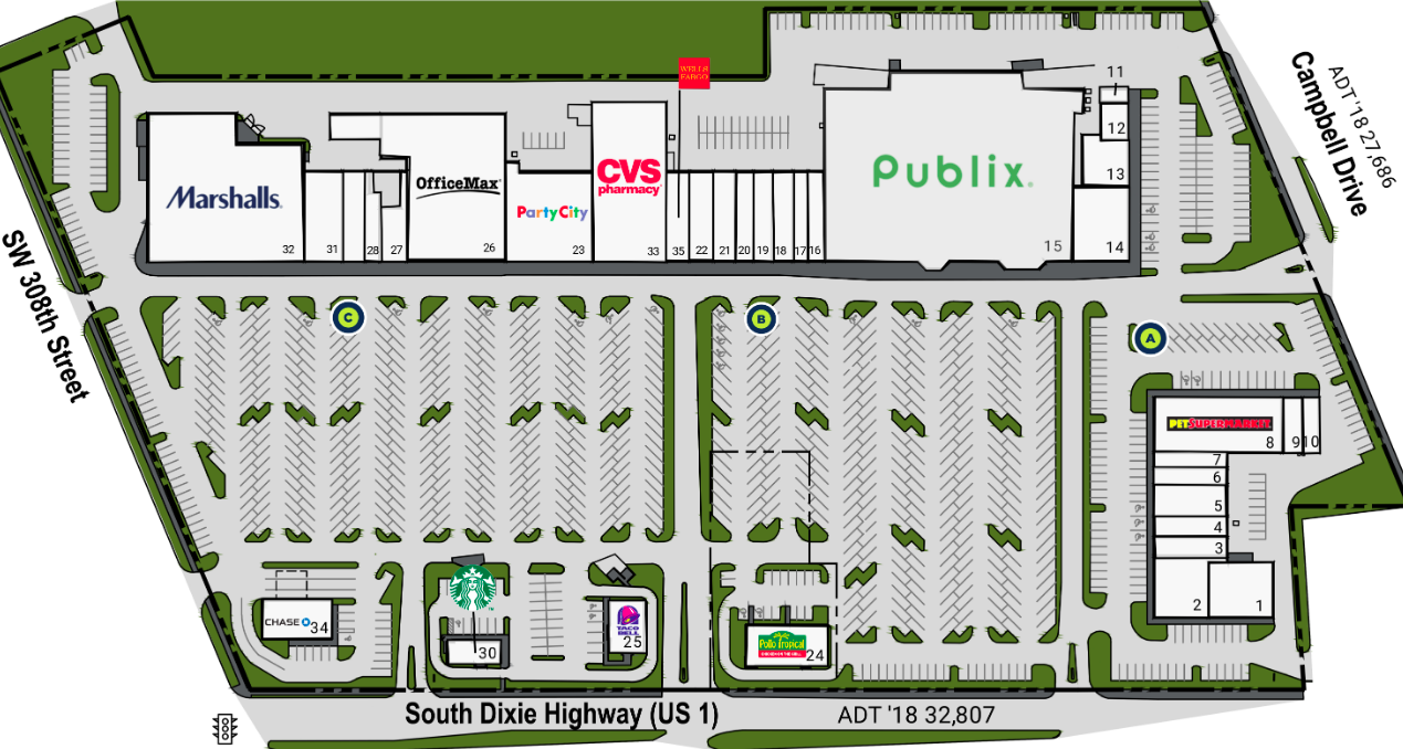 Homestead Towne Square (43 stores) - shopping in Homestead, Florida FL ...