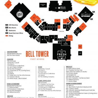 The Bell Tower Shops (40 stores) - shopping in Fort Myers, Florida FL ...