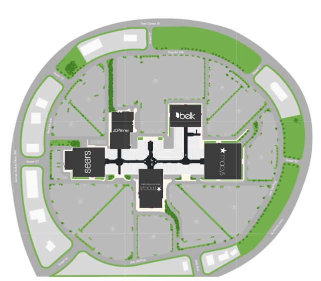 Town Center at Cobb (140 stores) - shopping in Kennesaw, Georgia GA ...